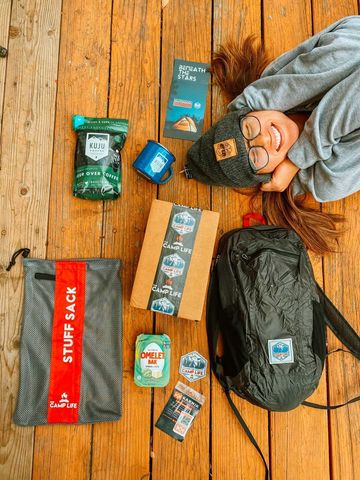 Camping and hiking Subscription Gift Box -Outdoor Essentials by ...
