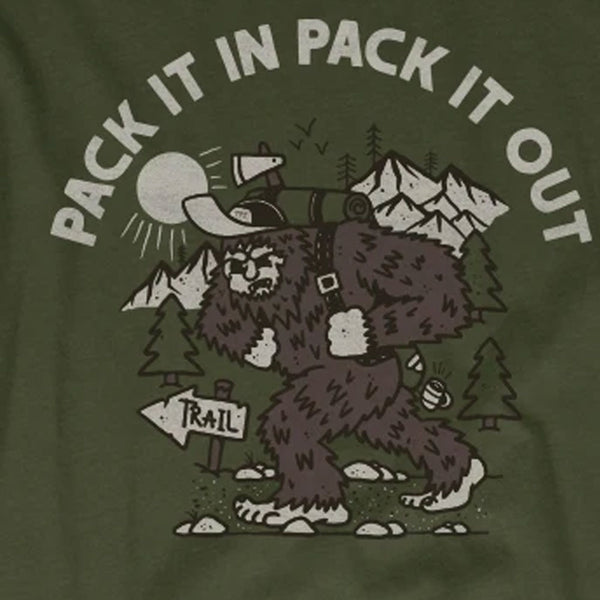 Pack it In Pack it Out - unisex tee shirt, standard cut – The Camp Life